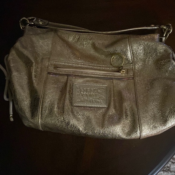 Coach | Bags | Coach Metallic Gold Purse | Poshmark